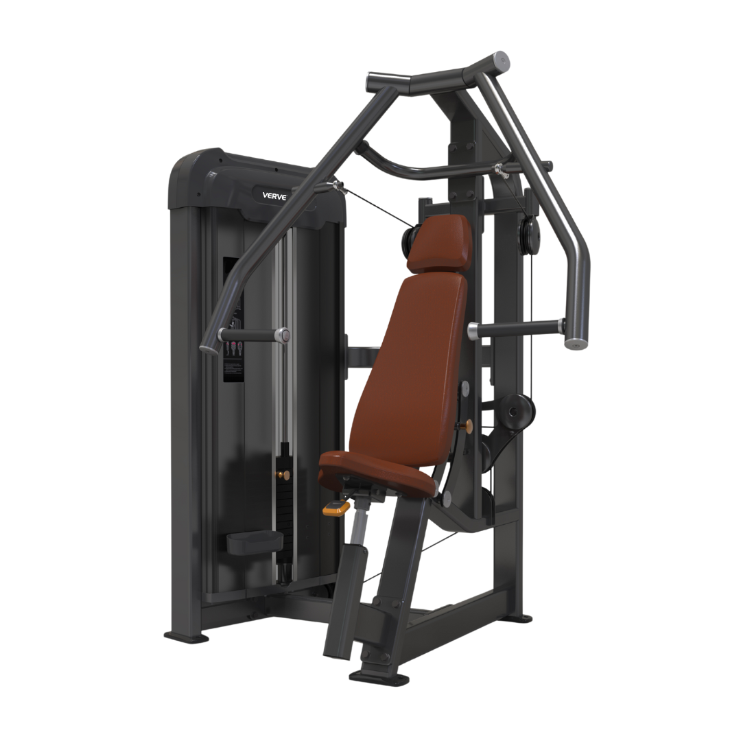 VERVE Pin Loaded Chest Press (Brown) - Makoto Series