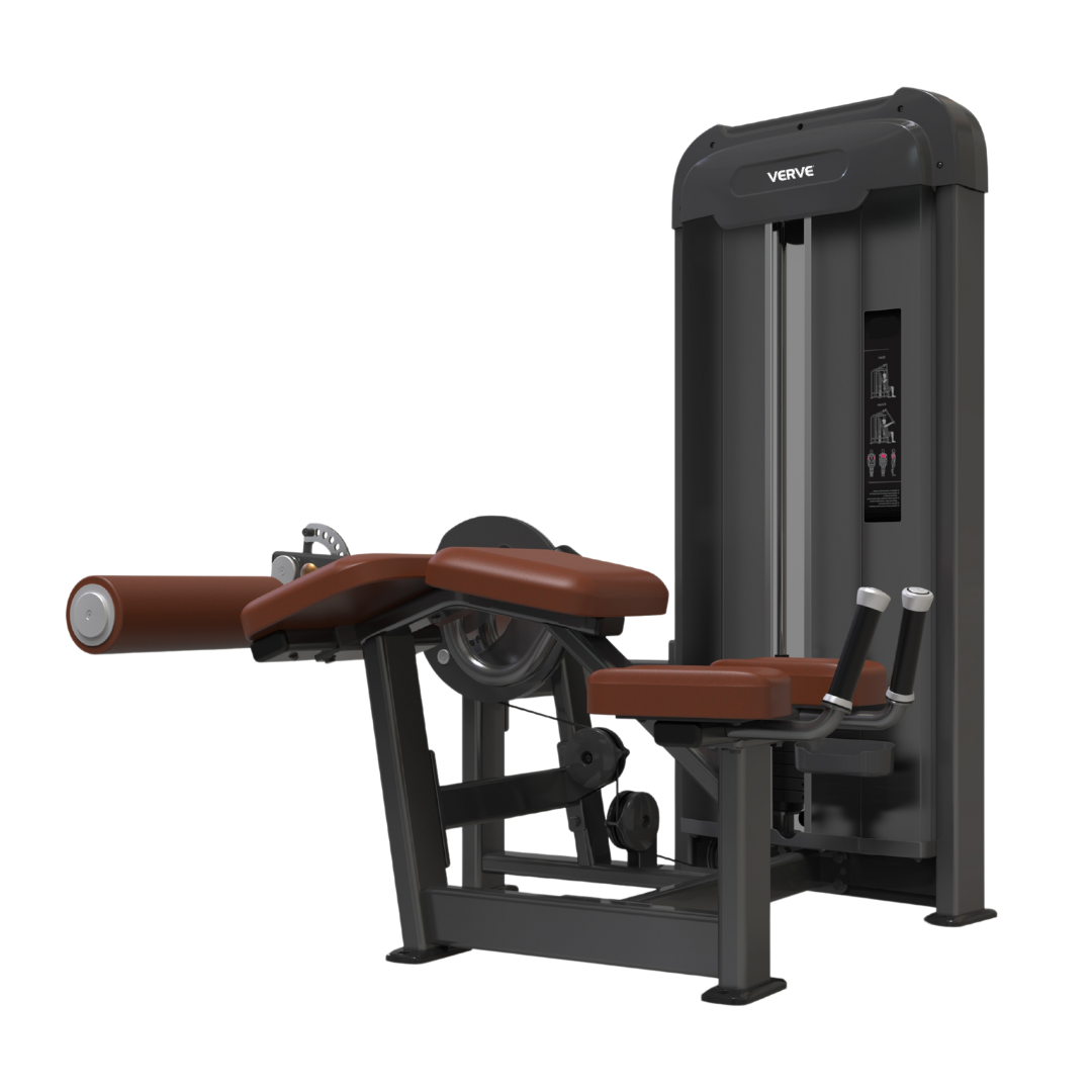 VERVE Pin Loaded Prone Leg Curl (Brown) - Makoto Series | MADE TO ORDE