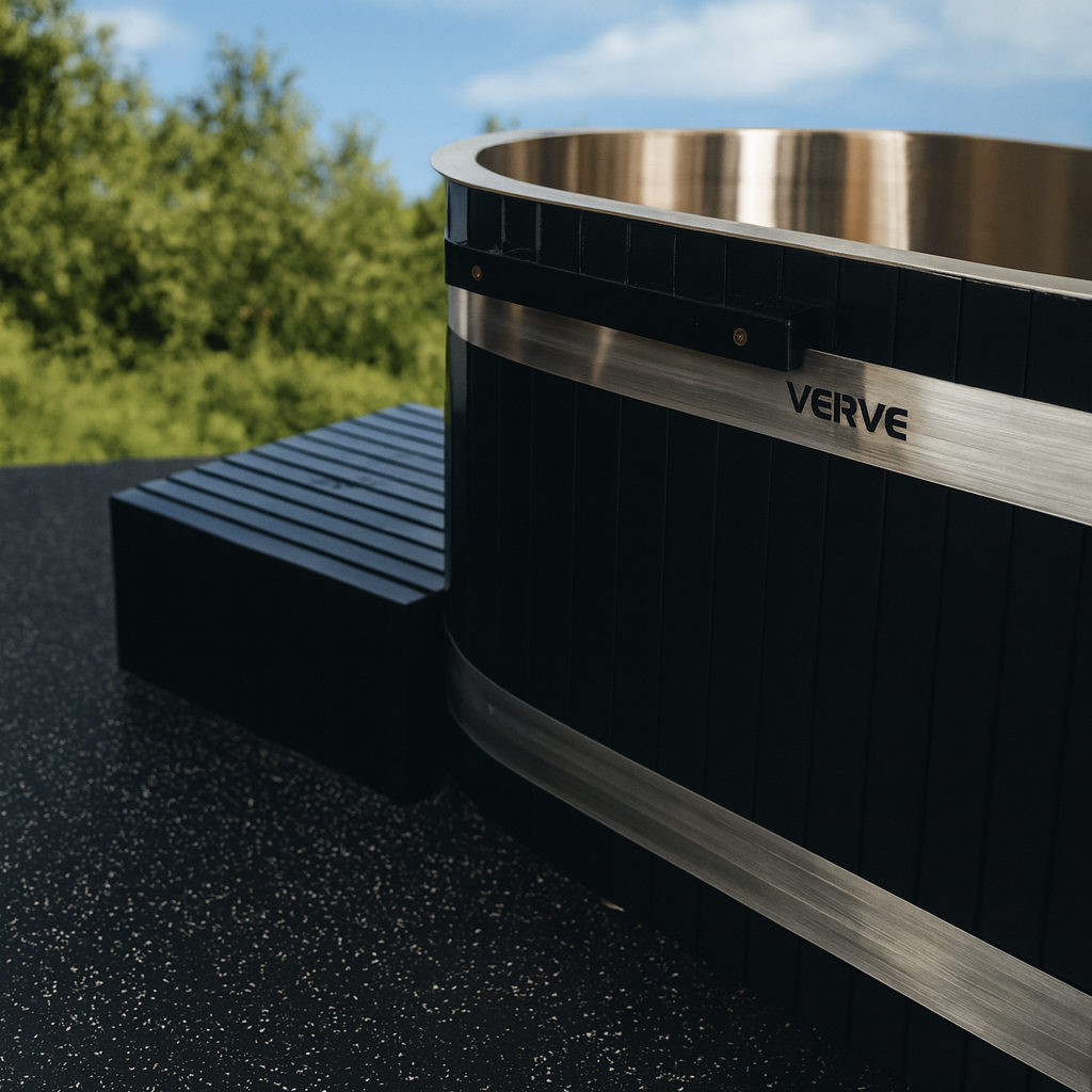 EX DEMO | VERVE Nord 1 Person Ice Bath with 0.6HP chiller - Ash Black