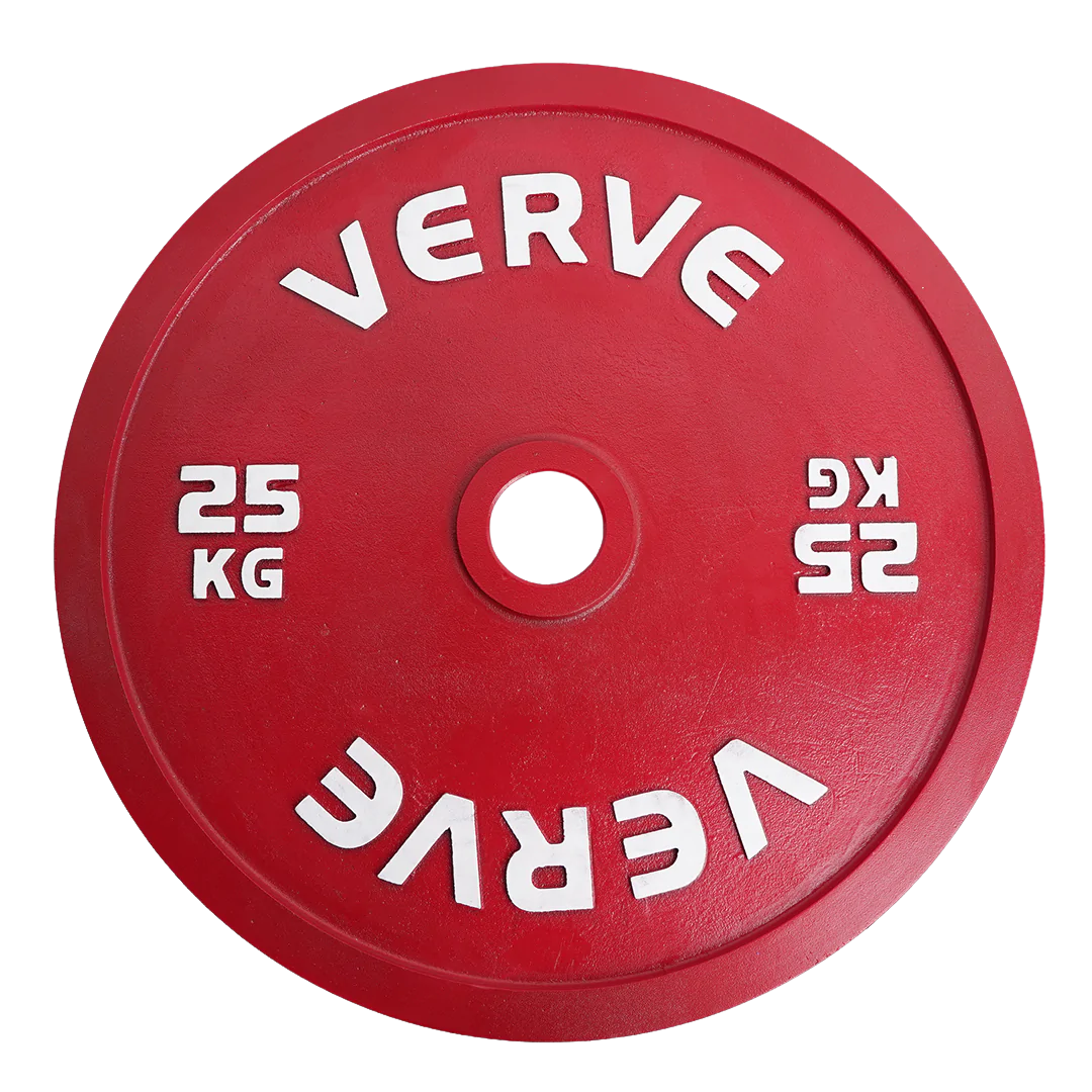 VERVE Calibrated Steel Plates Powerlifting Discs