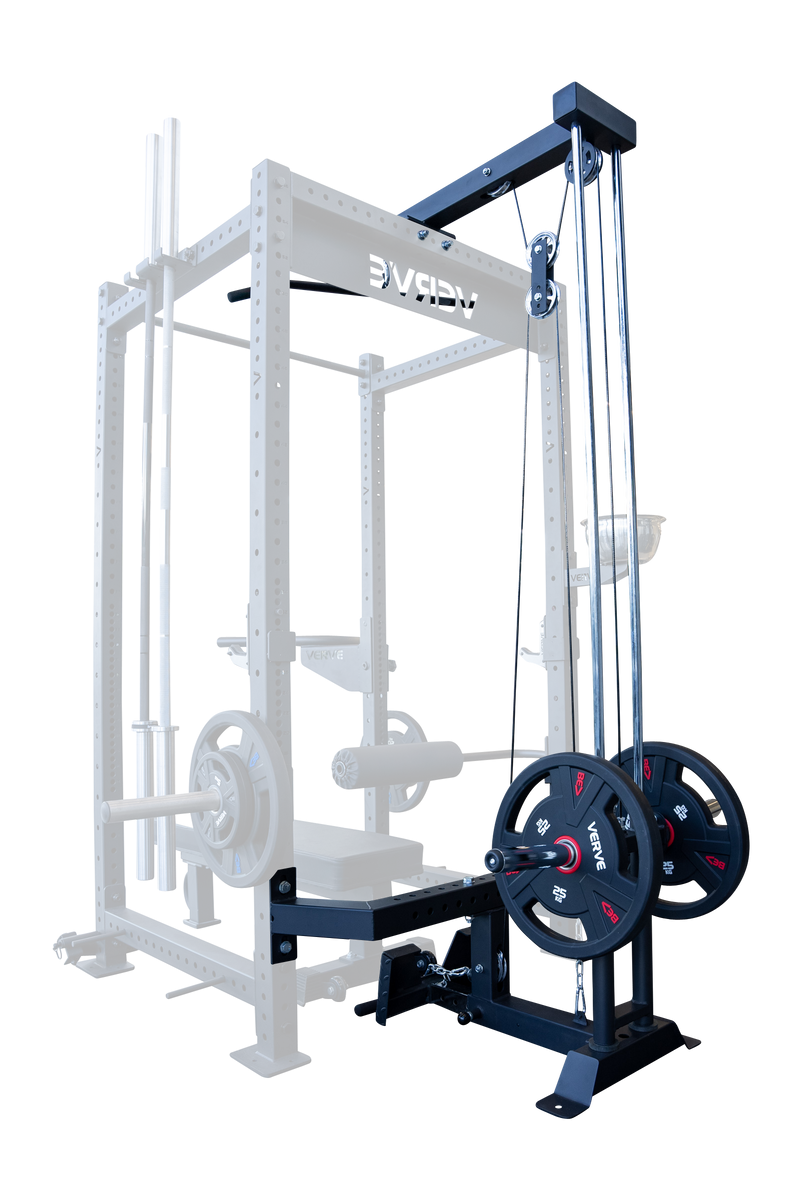 Lat Low Row Attachment for Commercial Power Rack – VERVE Fitness