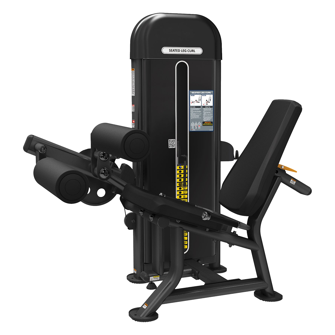 Seated Leg Curl Pin Loaded Machine - VERVE Fitness