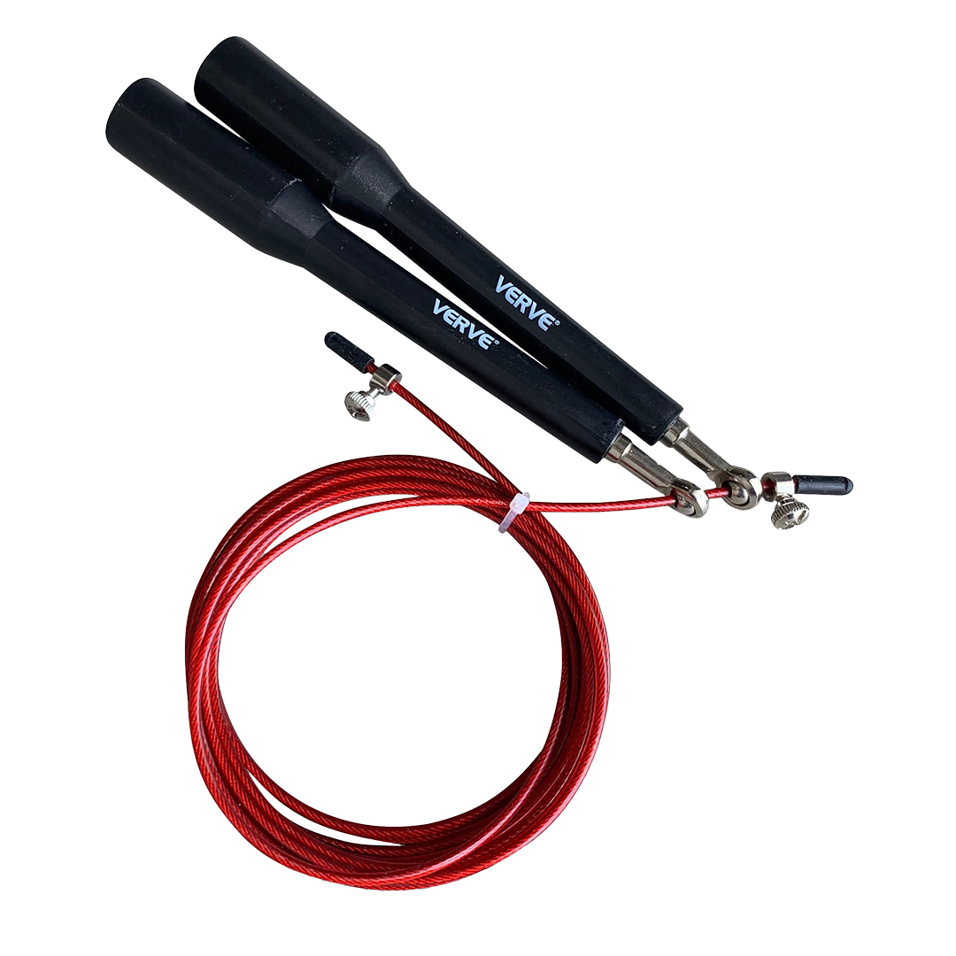 Get Your Heart Pumping with VERVE Jump Rope - Red Cable